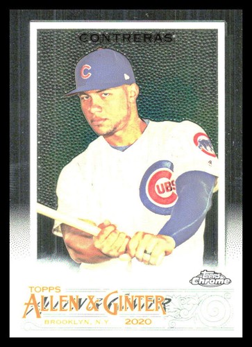2020 Topps Allen & Ginter Chrome Willson Contreras 168 Chicago Cubs | eBay