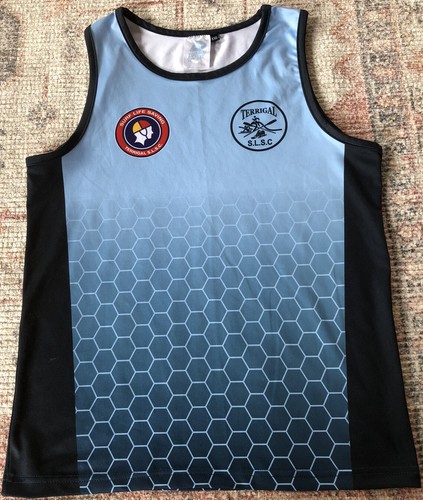 Terrigal Surf Life Saving Australia Singlet Rash Vest Kids Size Age 10 ...