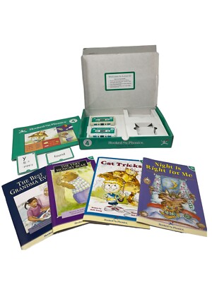 Hooked On Phonics Learn to Read Level 4 Cassette Tapes Flash Cards ...