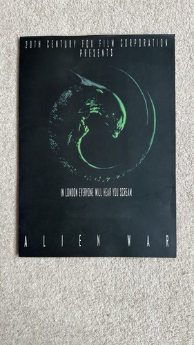 Vintage & Very Rare Alien War Press Pack 1993 Trocadero Centre | eBay UK