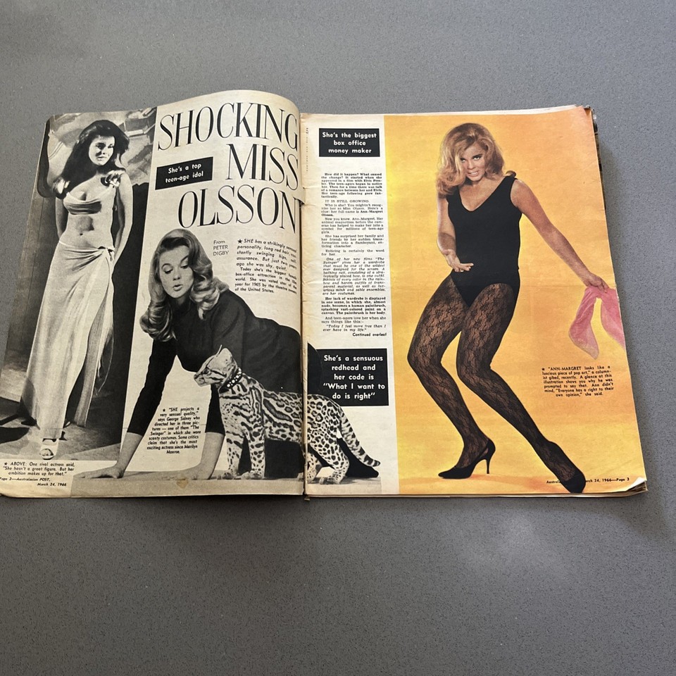 Ann Margaret, Britt Hagen, Elizabeth Taylor - Australasian Post ...
