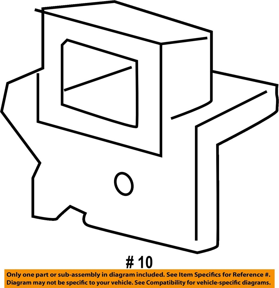 GM OEM Front Bumper Grille Grill-Lower Support Left 23324603 | eBay