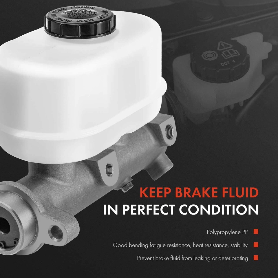 Brake Master Cylinder w/Reservoir for Chevy Express GMC w/o Active ...