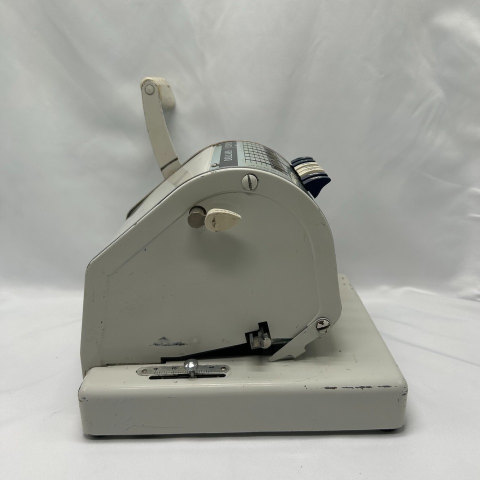 VINTAGE Paymaster Series X-550 Check Writer 7 Column - No Key | eBay