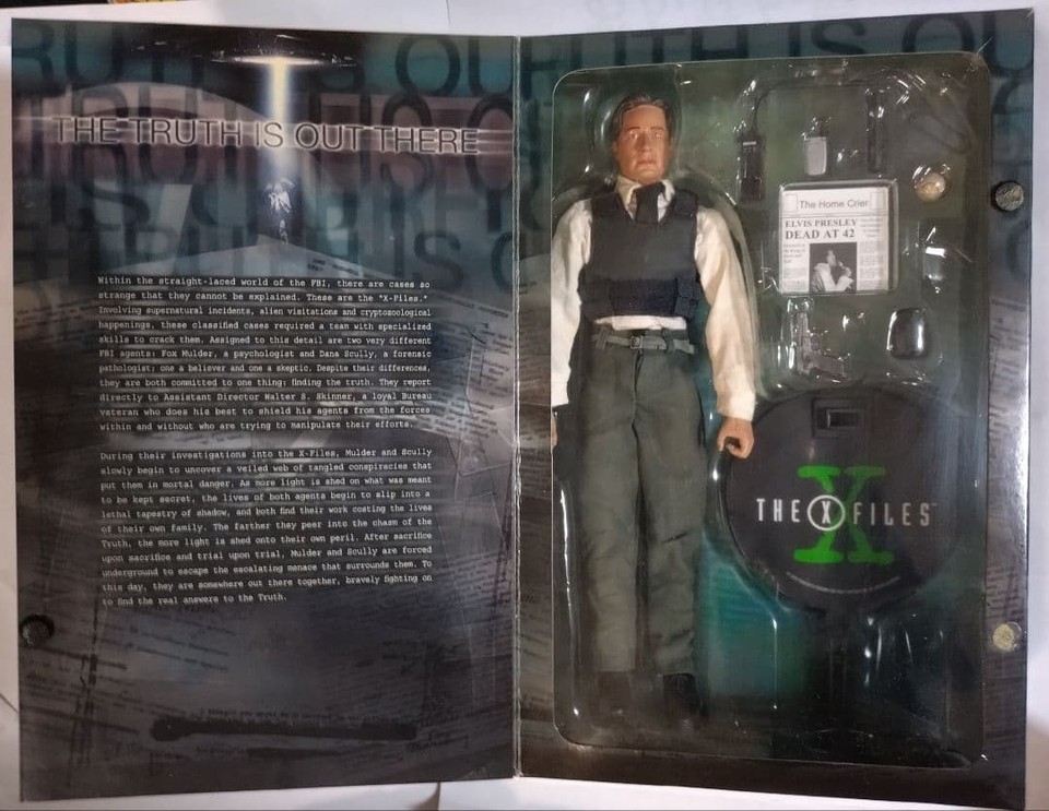 Mulder & Scully Sideshow 12" Figures X-Files Used with Accessories | eBay