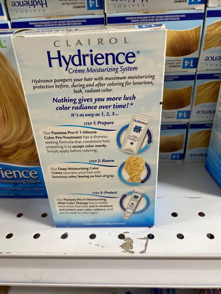 CLAIROL HYDRIENCE CREME MOISTURIZING SYSTEM #14 GOLDEN BLONDE *RARE* | eBay