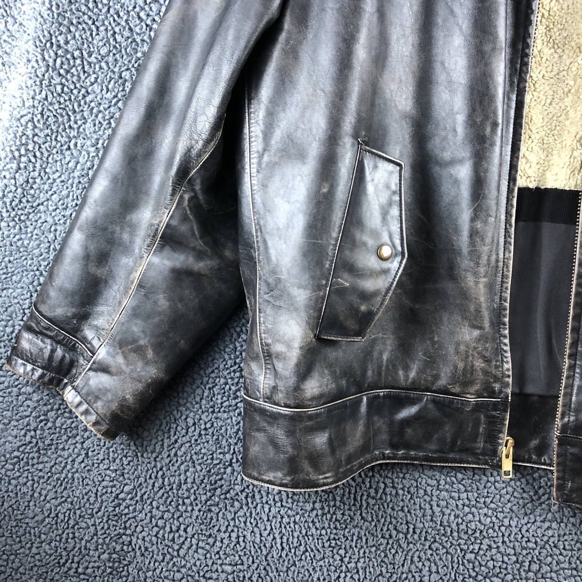 Vintage GAP Men's Leather Jacket Size XXL - Genuine Leather Vintage GAP Men's Leather Jacket Size XXL - Genuine Leather