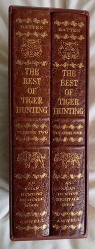 🐅The Best of Tiger Hunting Batten SIGNED Ltd Ed 2 Vol Set Amwell Press ...