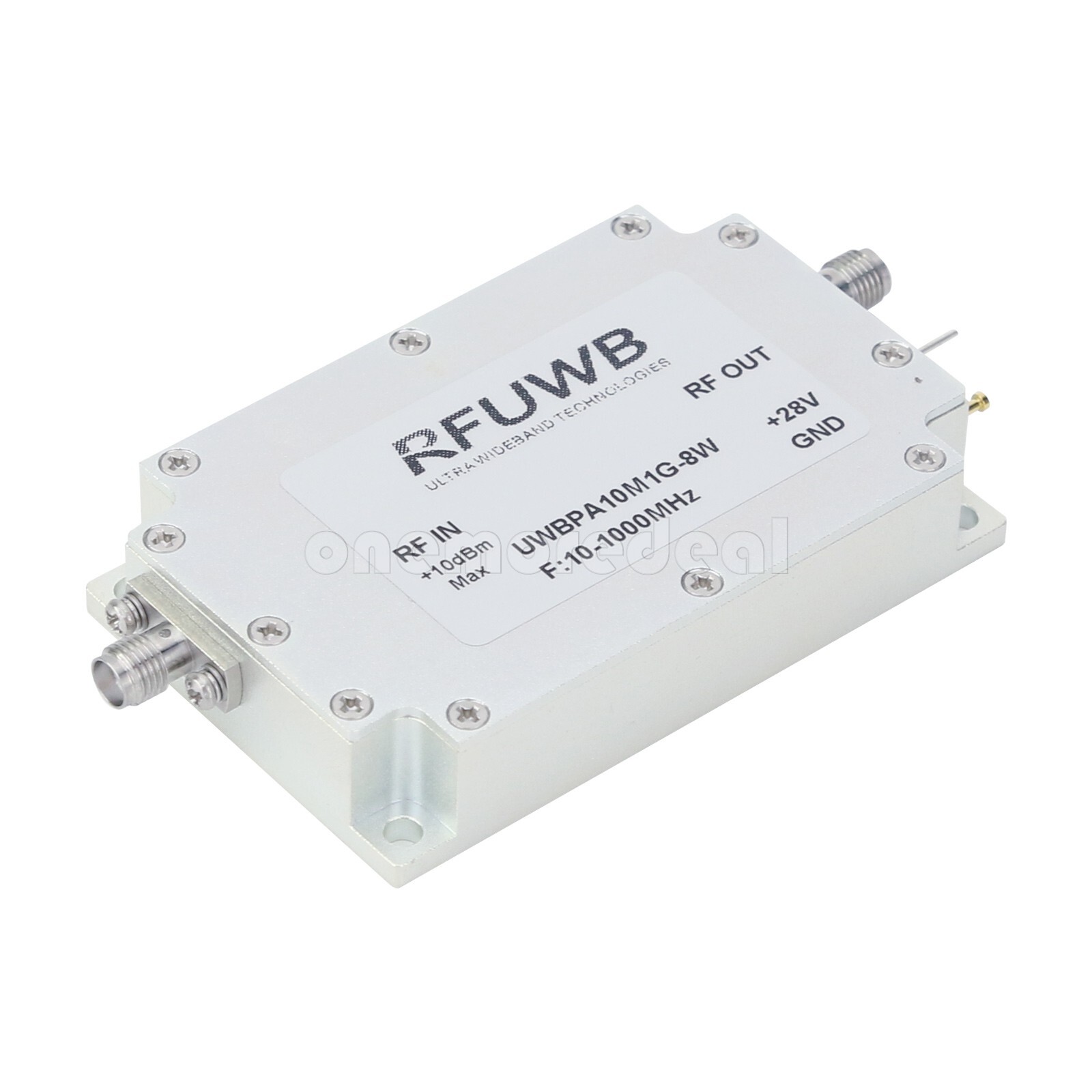RFUWB UWBPA-10M1G-8W 10-1000MHz Broadband RF Power Amplifier 8W UWB RF ...