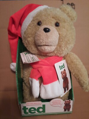 Ted Movie Bear 16" Talking Plush With Moving Mouth: RARE SANTA Ted ...