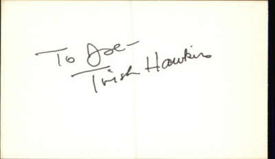 Trisha Hawkins Kojak Signed 3"x5" Index Card | eBay