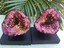 Large Pink Geode Pair W/Stands Crystal Geode Quartz Moroccan Geode Half ...