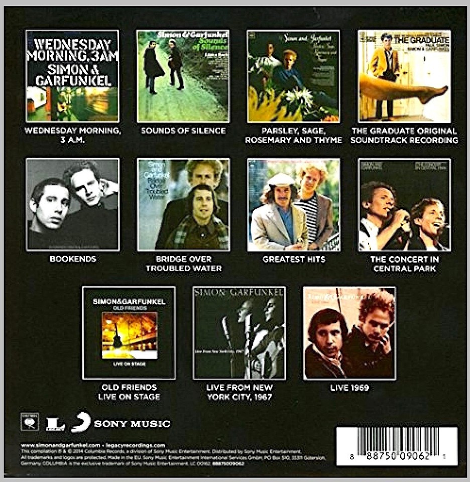 Simon & Garfunkel: The Complete Albums Collection Box Set 12CD $69.99 ...