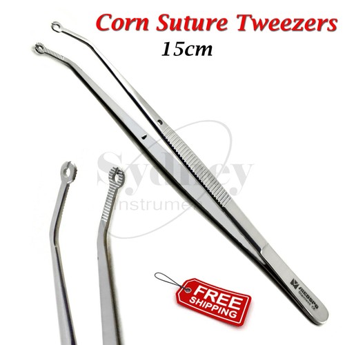 Corn Suture Pliers Sutures Tweezers Eyelets Angled Classic Surgical ...
