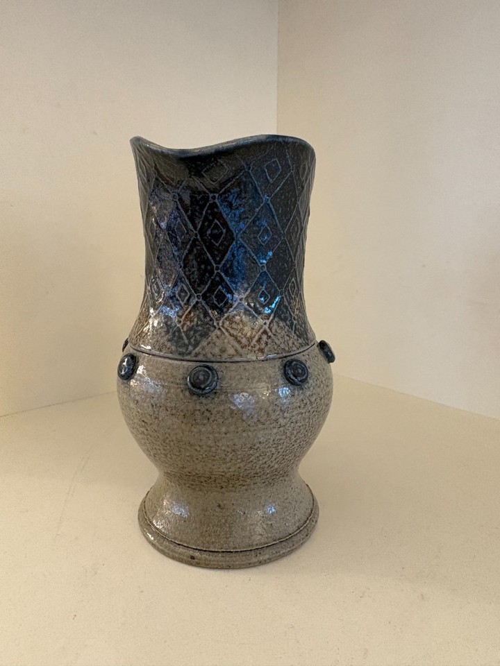 Carole Scott Studio Pottery Salt Glaze Jug | eBay UK