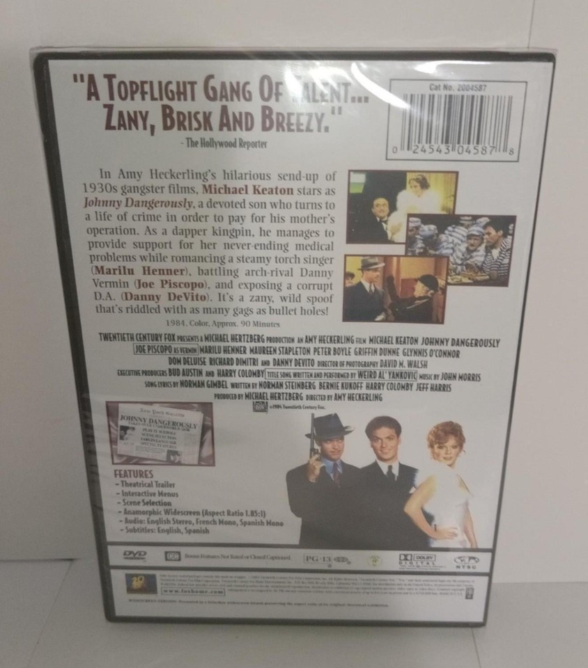 Johnny Dangerously DVD Michael Keaton | eBay