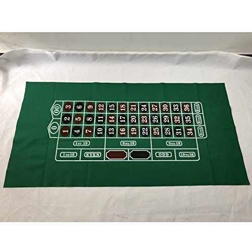 Yuanhe Casino Table Felt Layout (4 Styles Available) 36" x 72" Roulette ...