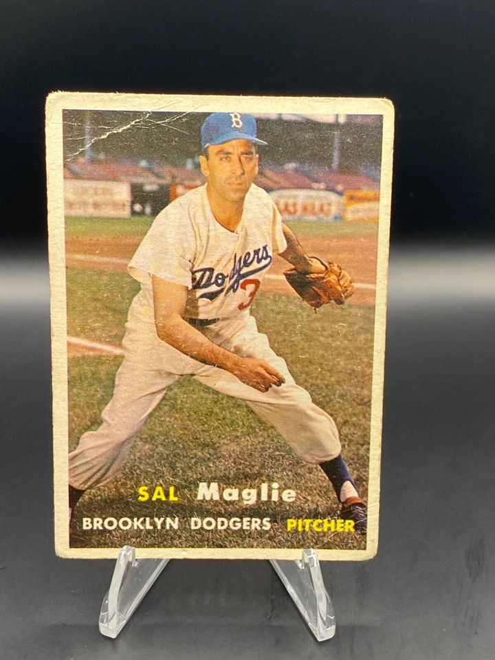1957 Topps Baseball Card Singles - Complete Your Set - You Pick Buy ...