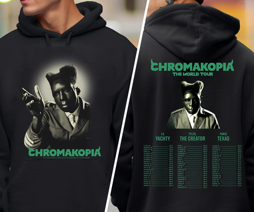 Tyler The Creator Chromakopia World Tour Hoodie Full Size S-5XL ET498 ...