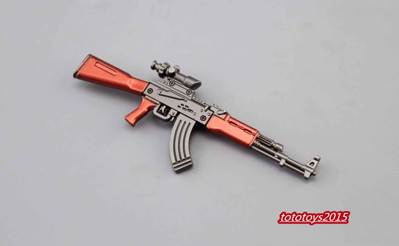 1/12 Mini AKM Pistol Gun Weapon Scene Prop Soldier 6'' Accessories ...