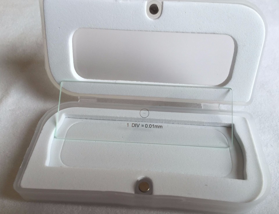 New Microscope Micrometer Calibration Slide 0.01mm USB Camera Stage ...
