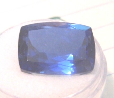 Ceylon Blue Quartz Triplet 16.55CT 18x13x9mm Cushion Loose Gemstone NEW ...