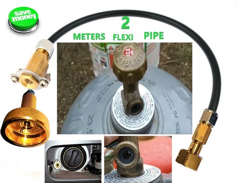 MINI HIDDEN LPG Filling Point to SHELL EUROPE Propane Bottle M10 DISH ...