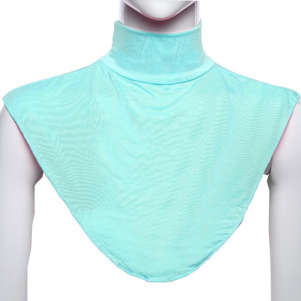 WomenMen Detachable False Mock Collar Dickey Fake Faux Neck Bib ...