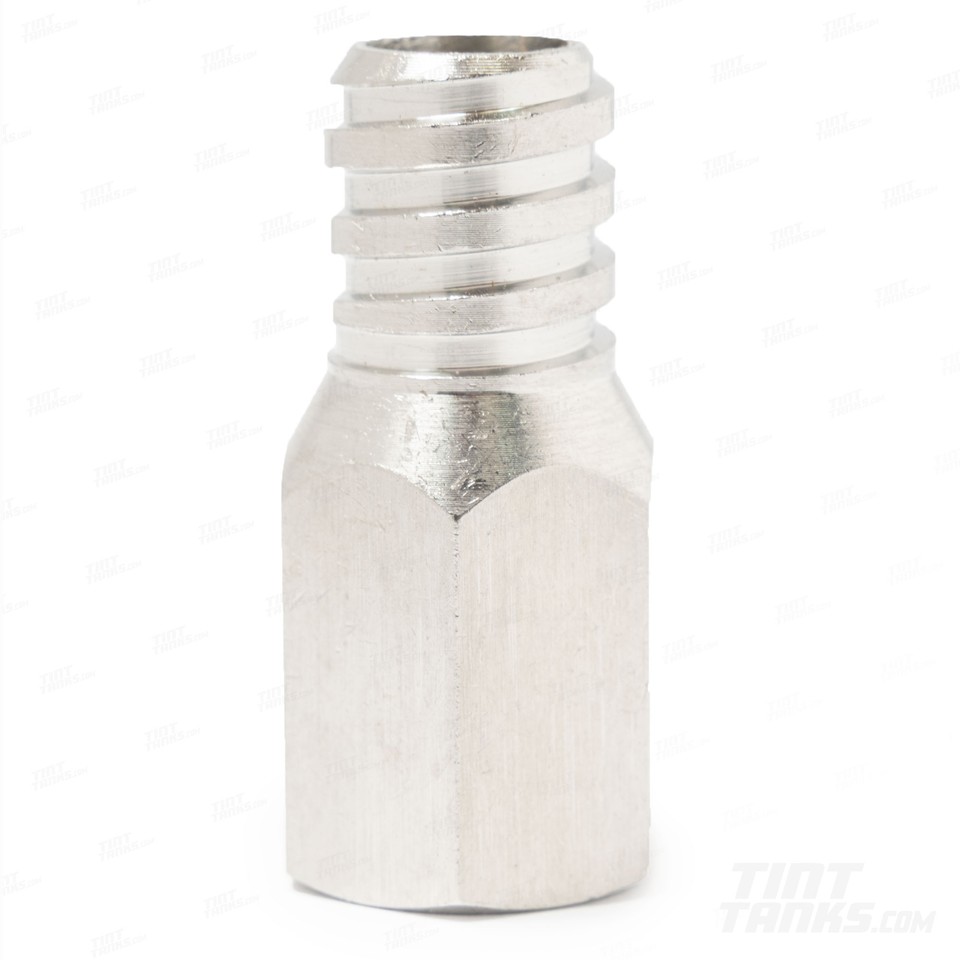 3/4" ACME Pole Broom Thread X 1/4" Female NPT FPT Stainless Steel Union ...