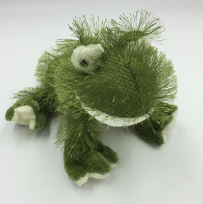 Ganz Green Fluffy Frog Plush Stuffed Animal No Code 22 | eBay