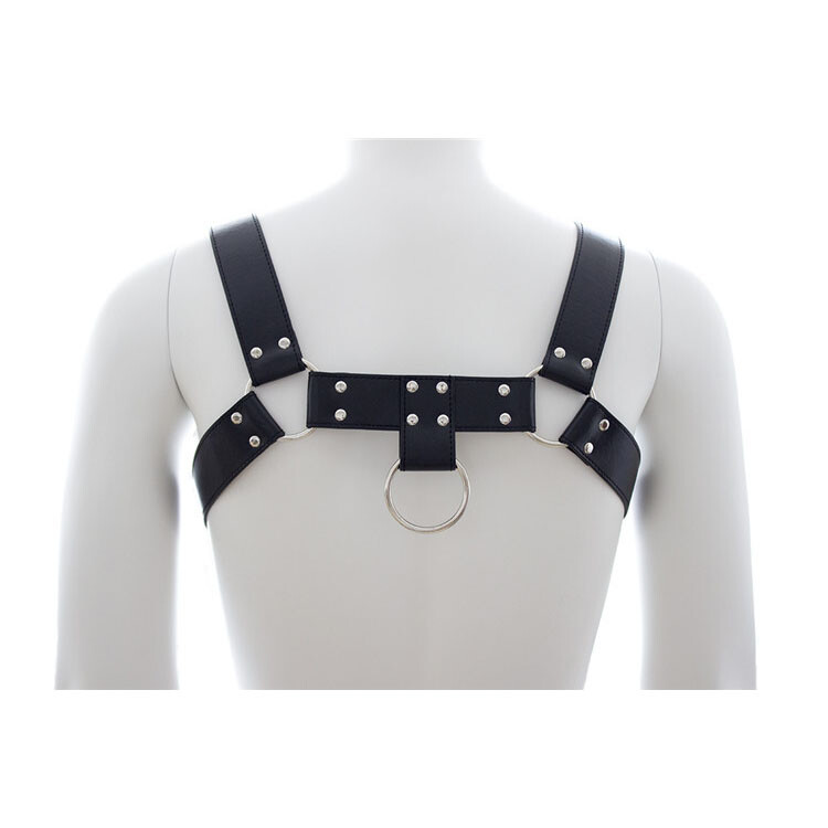Sexy Chest Harness Body Strap Belt PU Leather Costume Gay Party Night ...