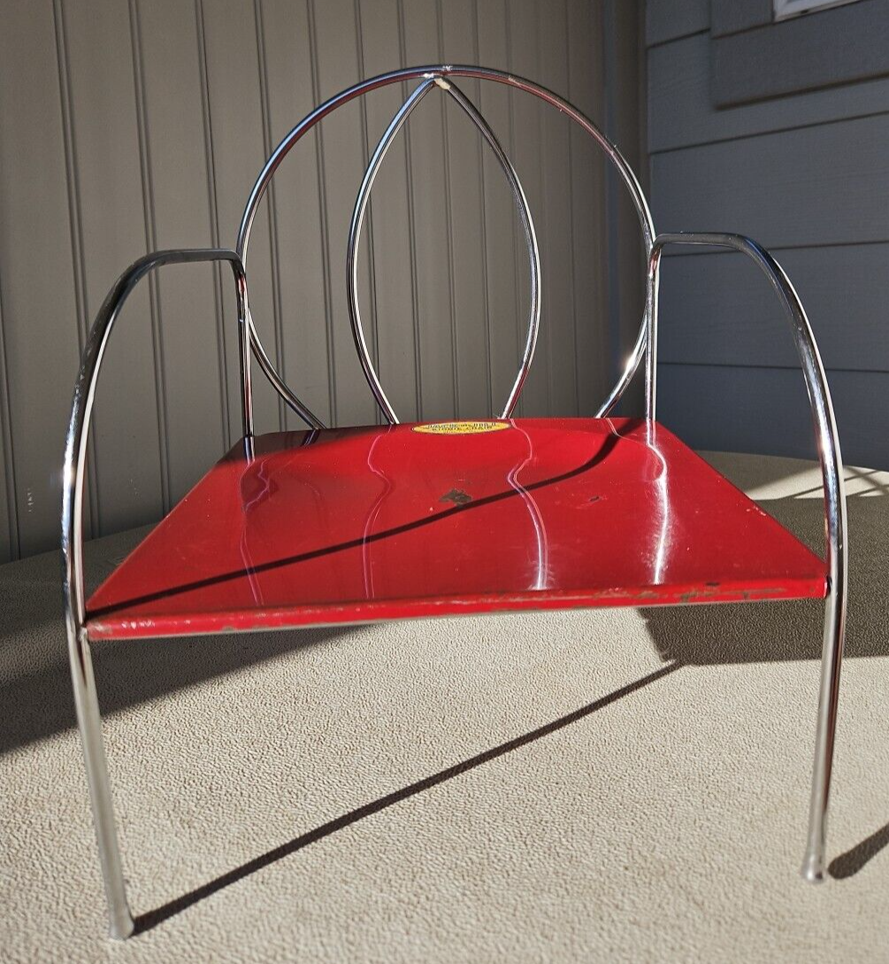 Vintage Jack And Jill Red Kiddie Stool 1950s Nice well cared for! | eBay