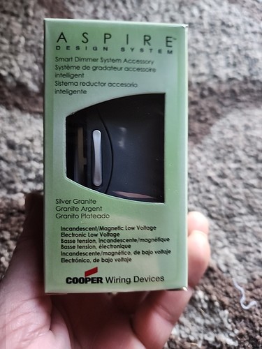 COOPER WIRING DEVICES 9542DS ASPIRE Smart Accessory Dimmer Color Desert ...