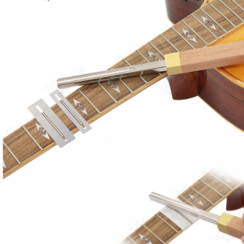 Guitar Fret Crowning File Fretboard Diamond Coating Repairing Dressing ...