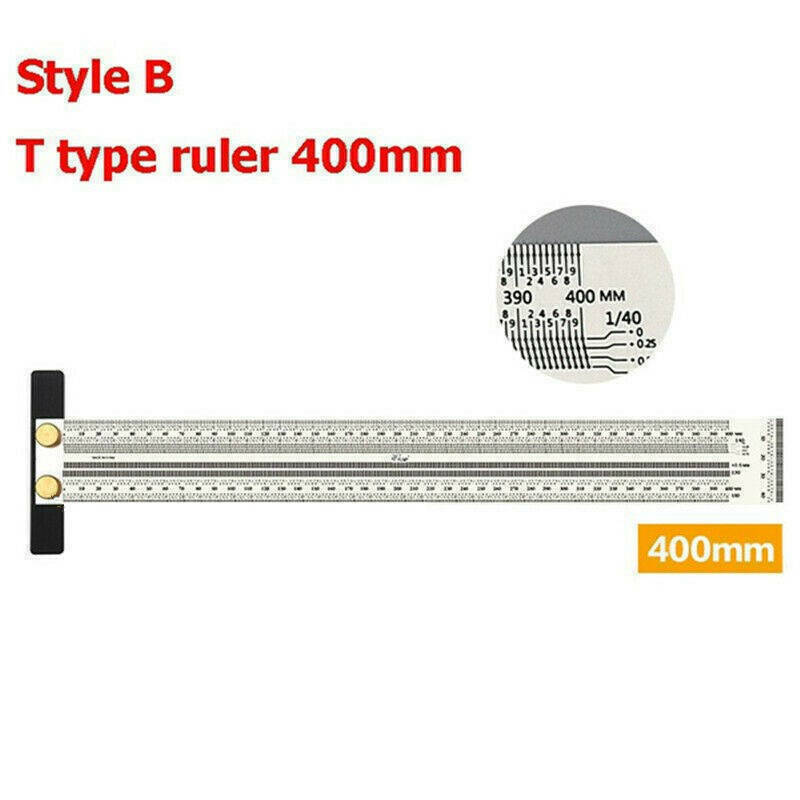 Ultra Precision Marking T-Type Ruler Woodworking Measuring Tool ...