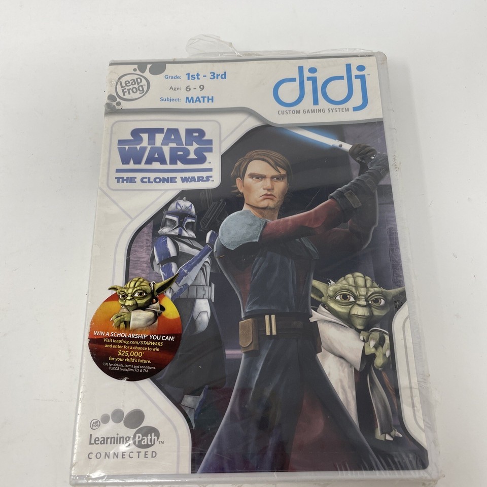 NEW LEAP FROG DIdj Star Wars Game MATH Software Learning Gaming System ...