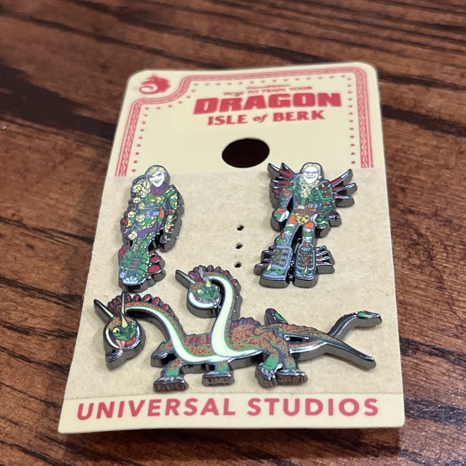 Epic Universe Universal How to Train Your Dragon Barf Belch Ruff Tuff 3 ...