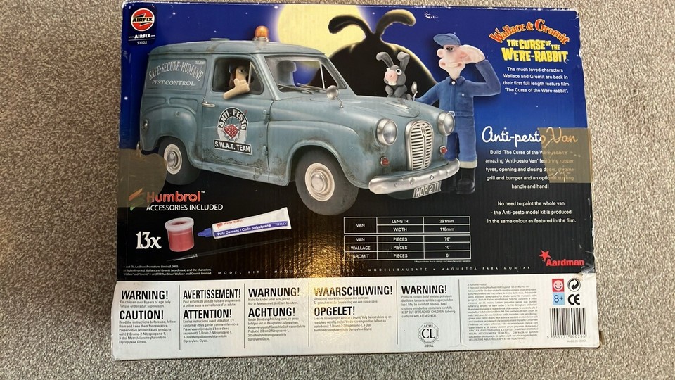 Wallace and Gromit Airfix' the Curse of the Were-Rabbit' Collectible ...