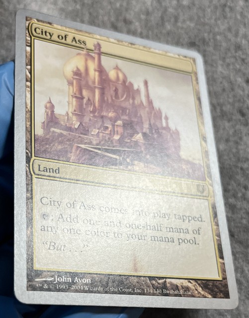 MTG City of Ass Unhinged 134/140 Regular Rare for sale online | eBay