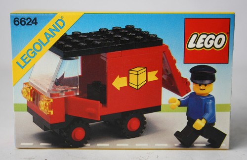 VERY RARE VINTAGE 1983 LEGO 6624 LEGOLAND DELIVERY VAN TOWN CITY NEW ...