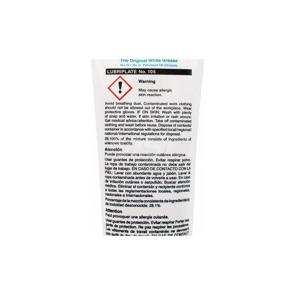 Lubriplate L0034-094 General Purpose Zinc Oxide Grease: 10 oz Tube ...