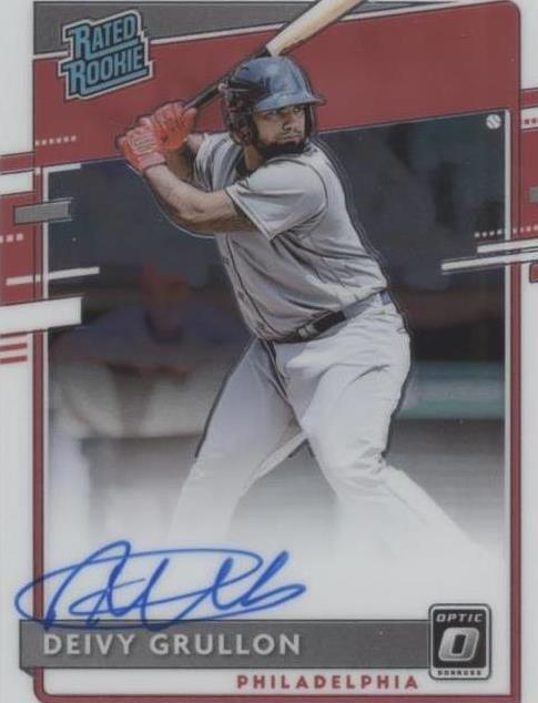 2020 Panini Donruss Optic - Rated Rookie Signatures Deivy Grullon #RRS ...