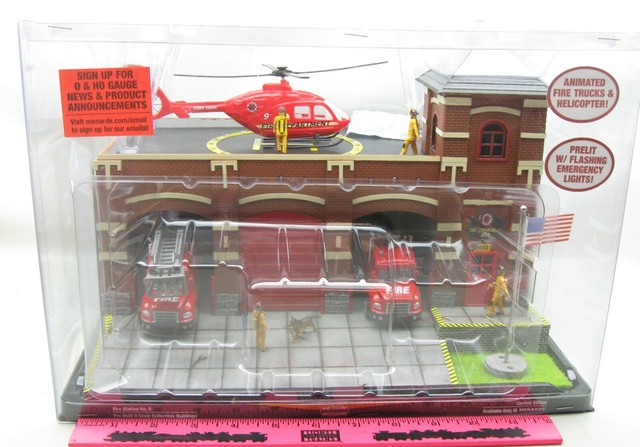 Menards O Scale Fire Station No.9 for sale online | eBay
