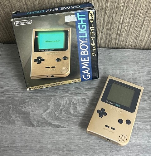 Nintendo Gameboy Light Gold Console Handheld System Japanese ver | eBay