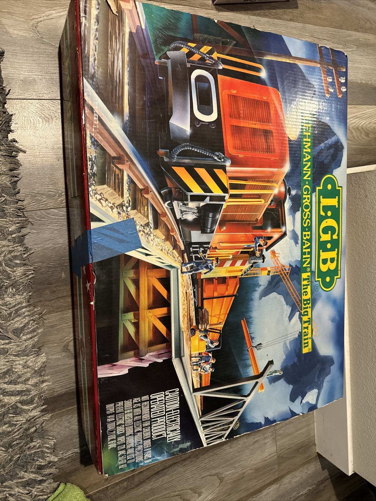 Rare Vintage Lehmann Gross Bahn (LGB) 21990 Construction Work Set The ...