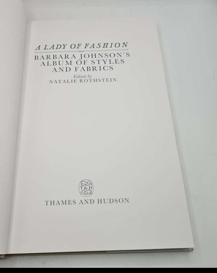Barbara Johnson, A Lady Of Fashion By Natalie Rothstein | eBay