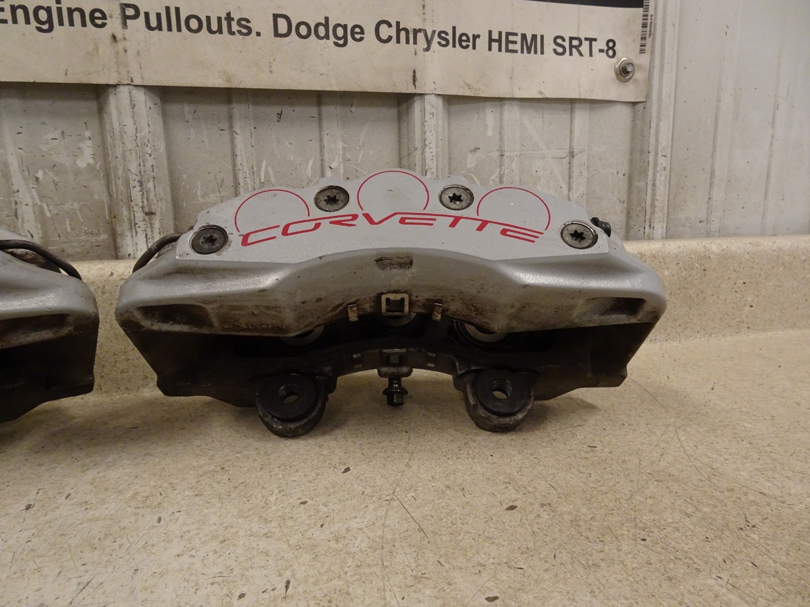 05 13 Chevrolet Corvette C6 Z06 Front Brake Calipers 6 Piston Set ...