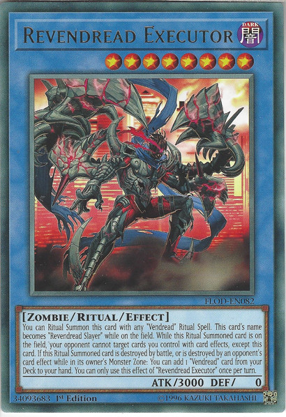 3x Yugioh FLOD-EN082 Revendread Executor Rare Unlimited NM | eBay