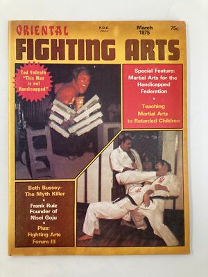 VTG Oriental Fighting Arts Magazine March 1975 Beth Bussey Myth Killer ...