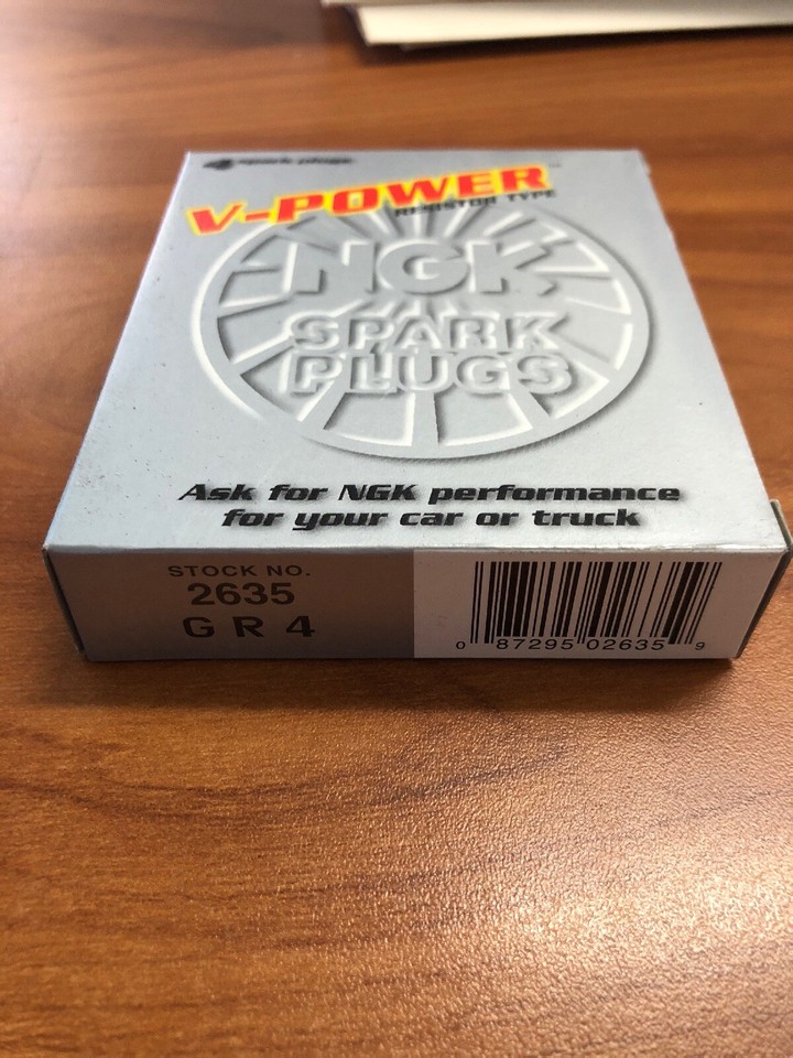 NGK Spark Plugs 2635 Spark Plug V-Power (Gr4) Box Of 4 | eBay